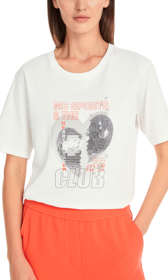 Футболка с принтом Marc Cain на официальном сайте Марк Кейн | MCBuy.ru