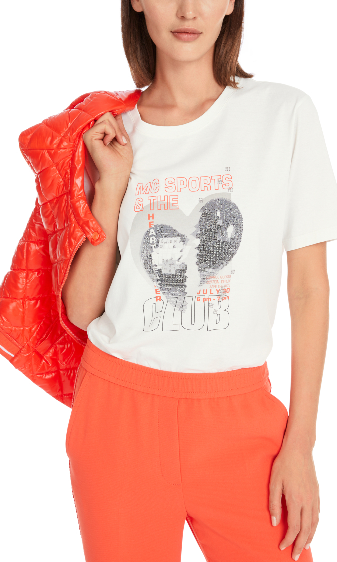 Футболка с принтом Marc Cain на официальном сайте Марк Кейн | MCBuy.ru