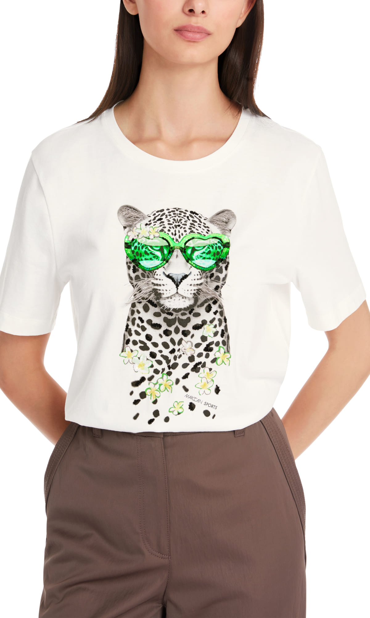 Футболка с принтом Marc Cain на официальном сайте Марк Кейн | MCBuy.ru