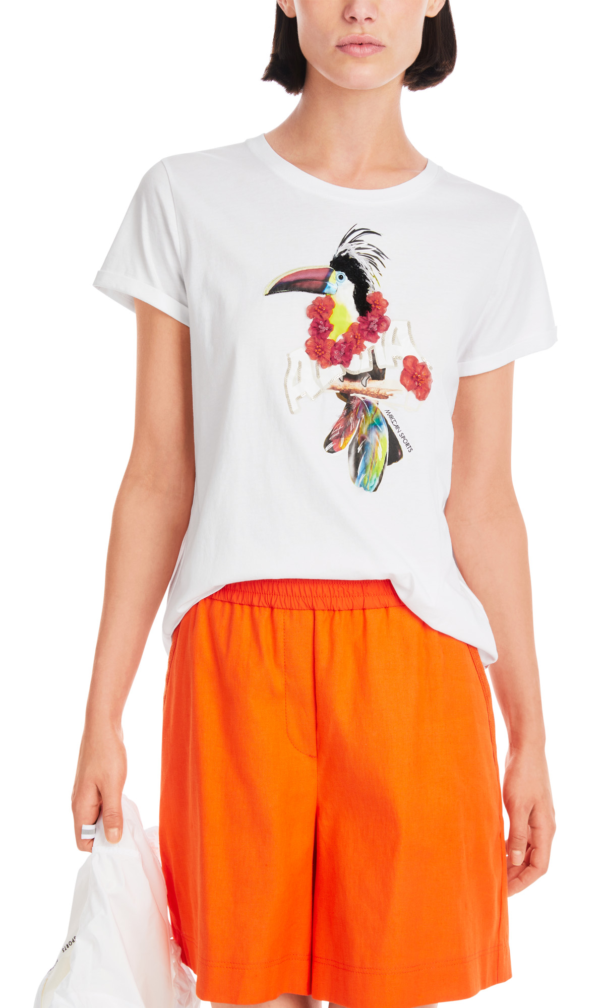 Футболка с принтом Marc Cain на официальном сайте Марк Кейн | MCBuy.ru