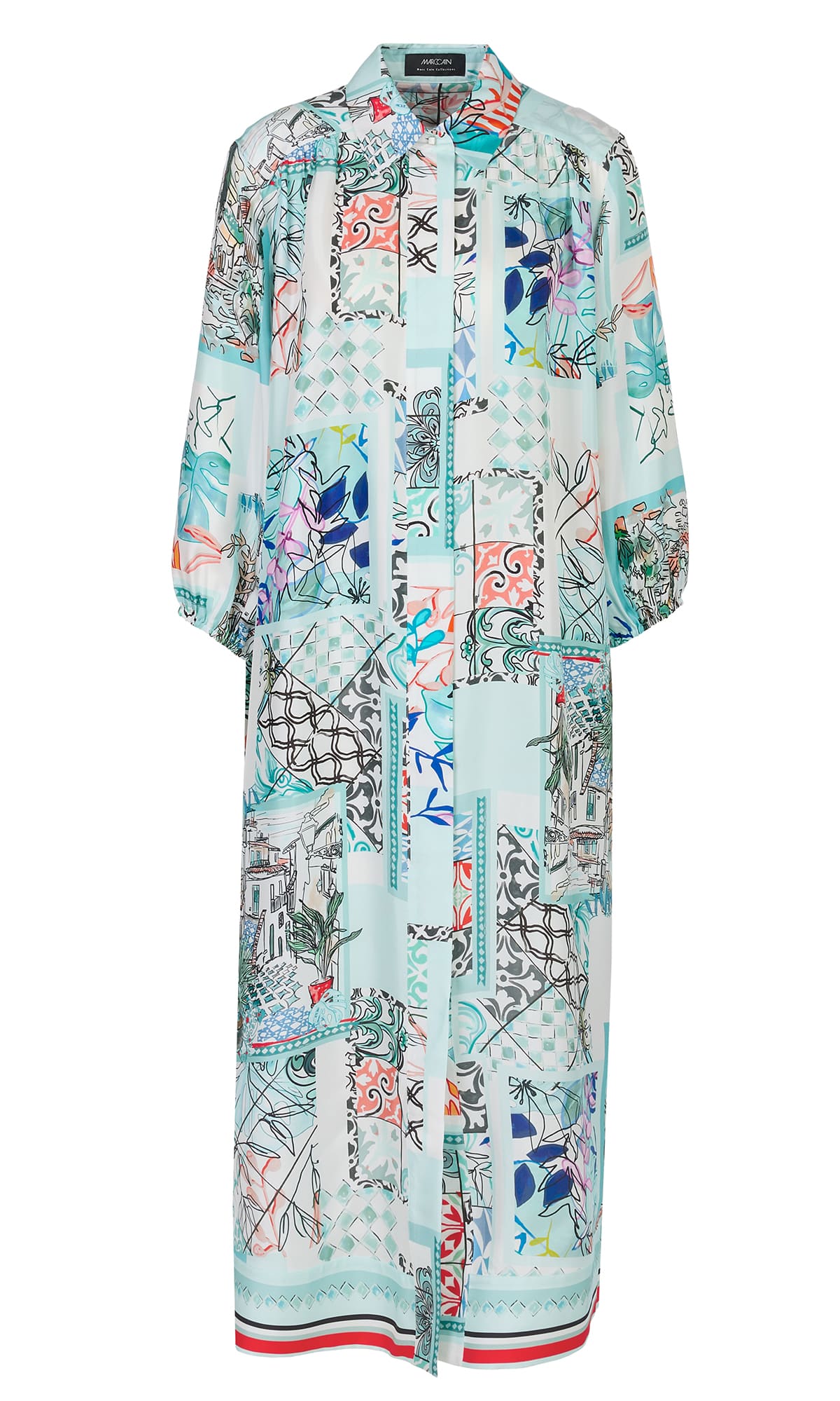 Платье с принтом Marc Cain на официальном сайте Марк Кейн | MCBuy.ru